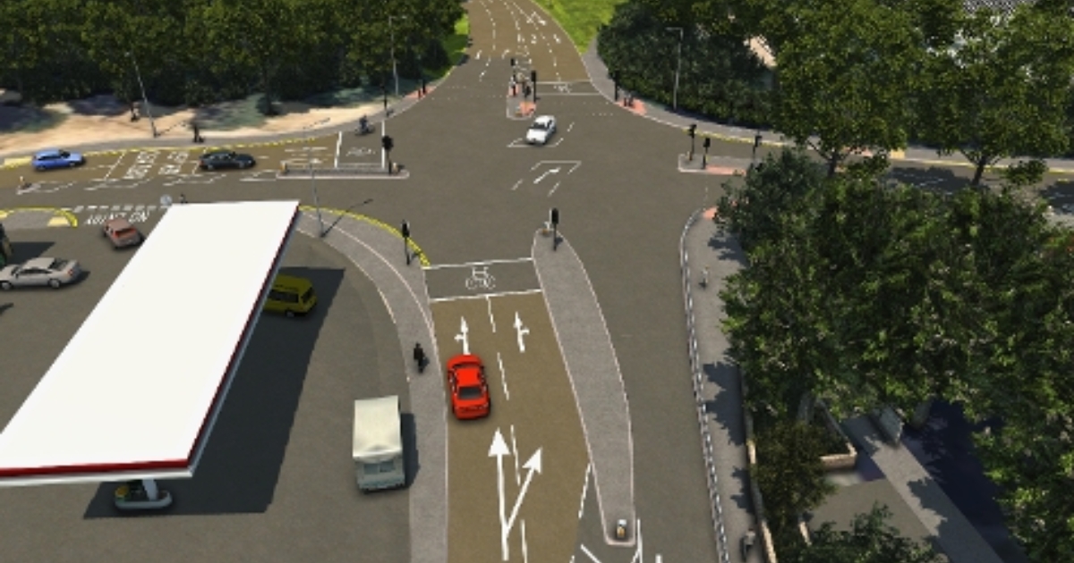 Work begins to transform two major junctions on A320 Woking Road ...